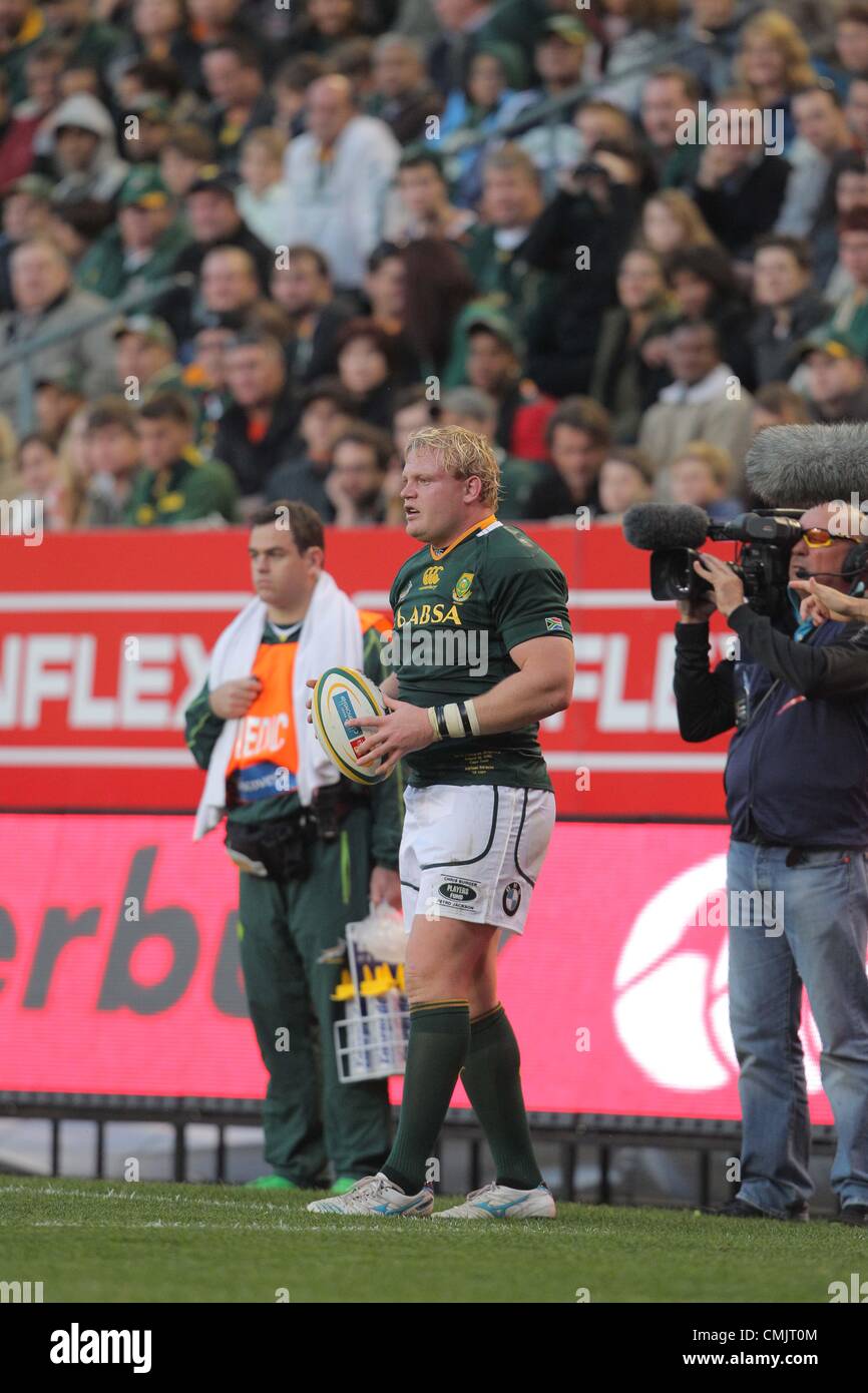 CAPE TOWN, SOUTH AFRICA - AUGUST 18, Springbok hooker Adriaan Strauss ...