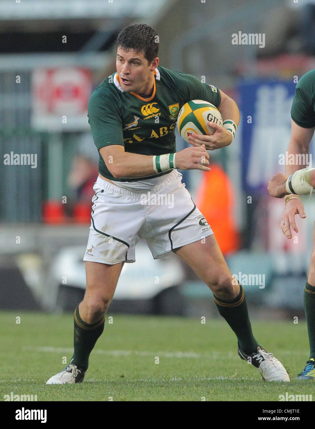 CAPE TOWN, SOUTH AFRICA - AUGUST 18, Springbok flyhalf Morne Steyn ...