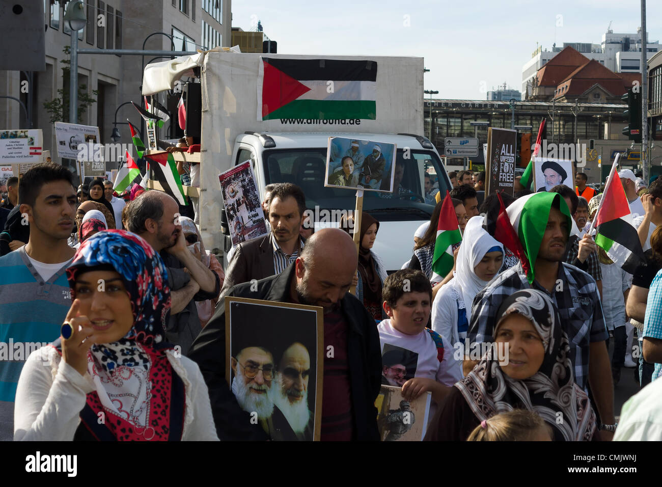 Al-Quds Day. Demonstrations against Israel, and its control of ...