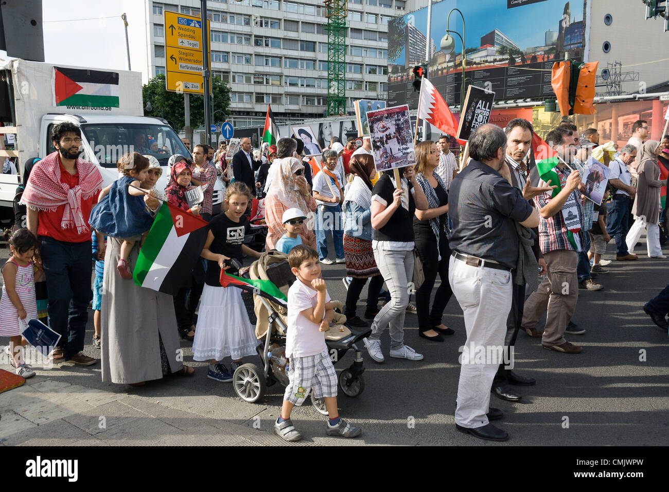 Al-Quds Day. Demonstrations against Israel, and its control of ...