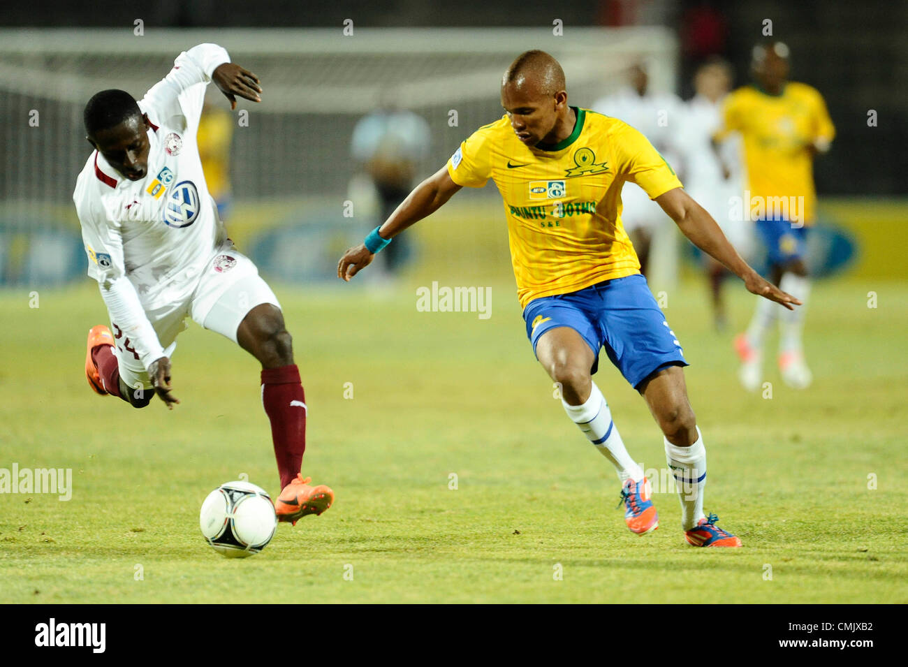 PRETORIA, SOUTH AFRICA - AUGUST 18, Felix Obada and Punch Masenemala ...