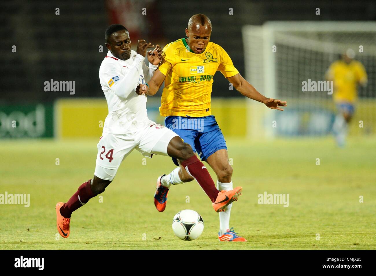 PRETORIA, SOUTH AFRICA - AUGUST 18, Felix Obada and Punch Masenemala ...
