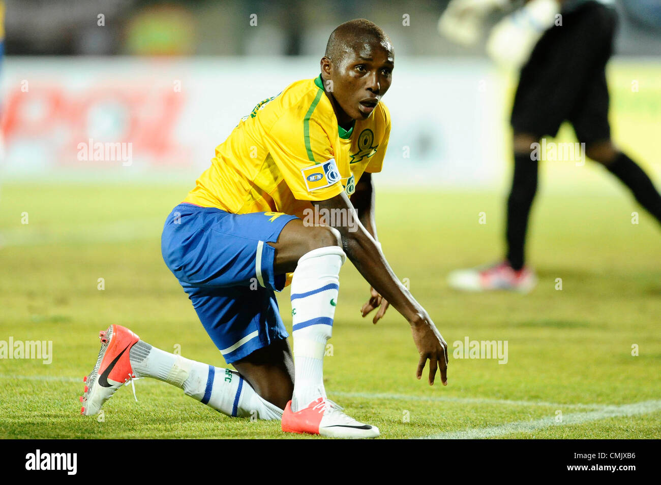 PRETORIA, SOUTH AFRICA - AUGUST 18, Elais Pelembe during the MTN 8 1st ...
