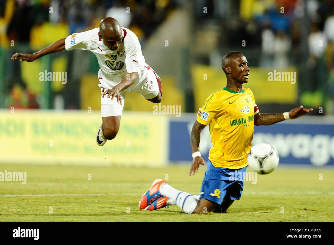 PRETORIA, SOUTH AFRICA - AUGUST 18, Shere Lekgothoane and Teko Modise ...