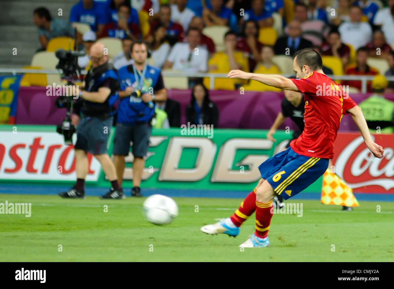 Andres iniesta 2012 spain hi-res stock photography and images - Alamy
