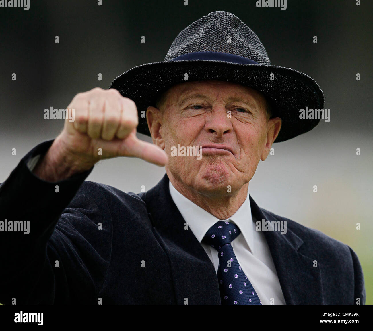 20.08.2012 London, England. Sir Geoffrey Boycott declares his opinion ...