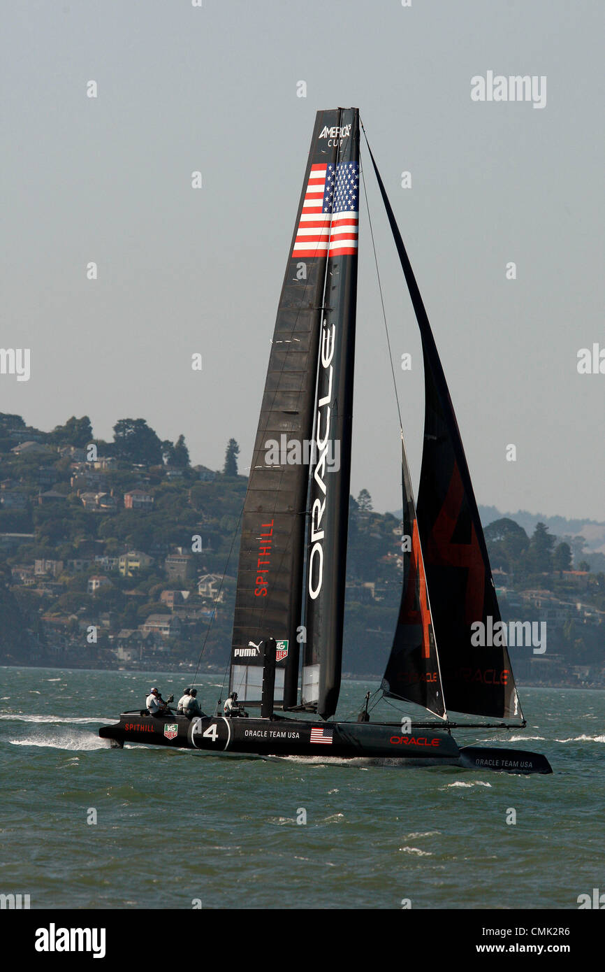 17.08.2012. San Francisco Bay, California. Oracle's Team USA Racing ...