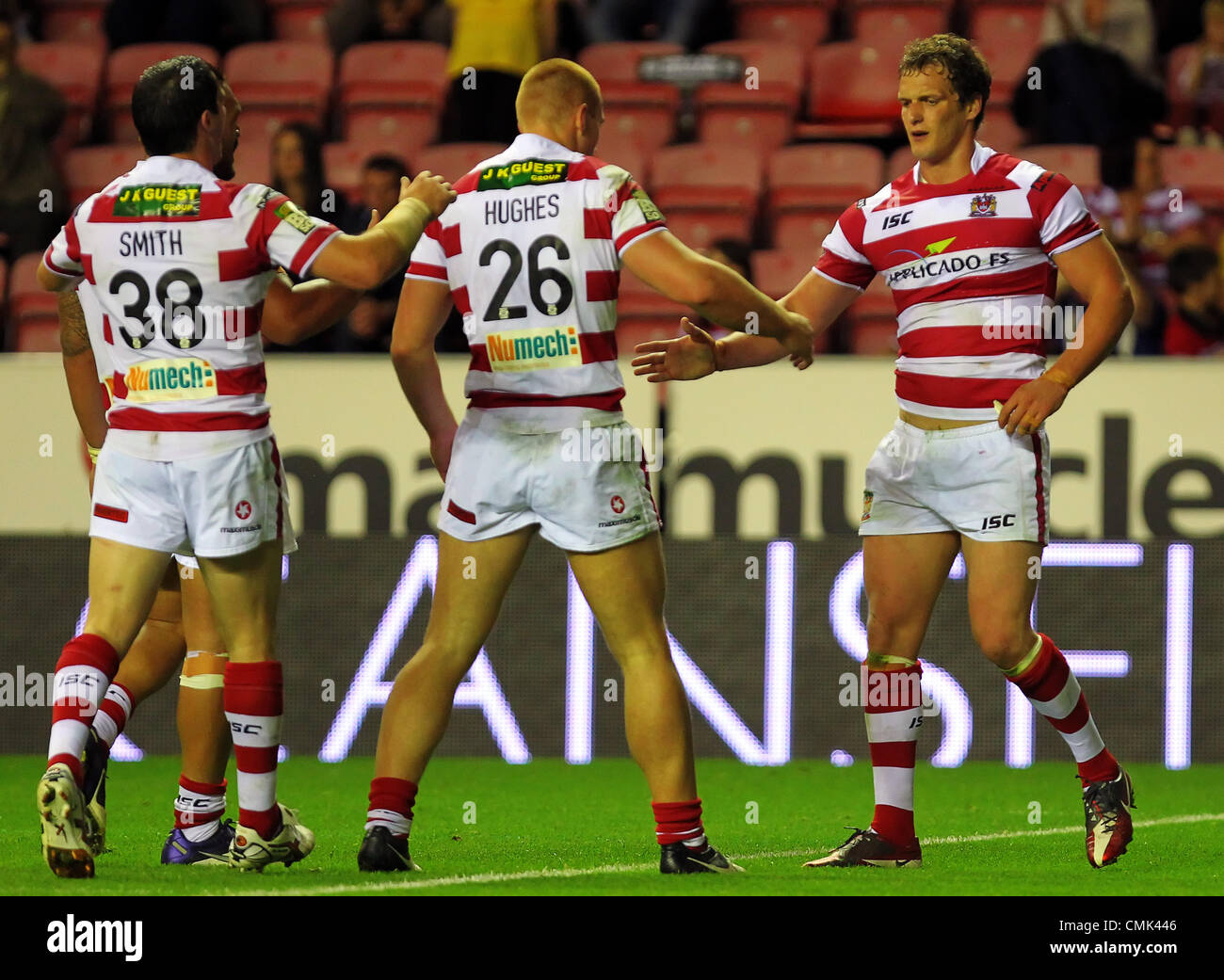 Rugby league player for wigan warriors hi-res stock photography and ...