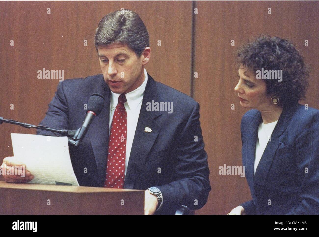 MARCIA CLARK with Mark Fuhrman.O.J. Simpson Trial.Supplied by Photos ...