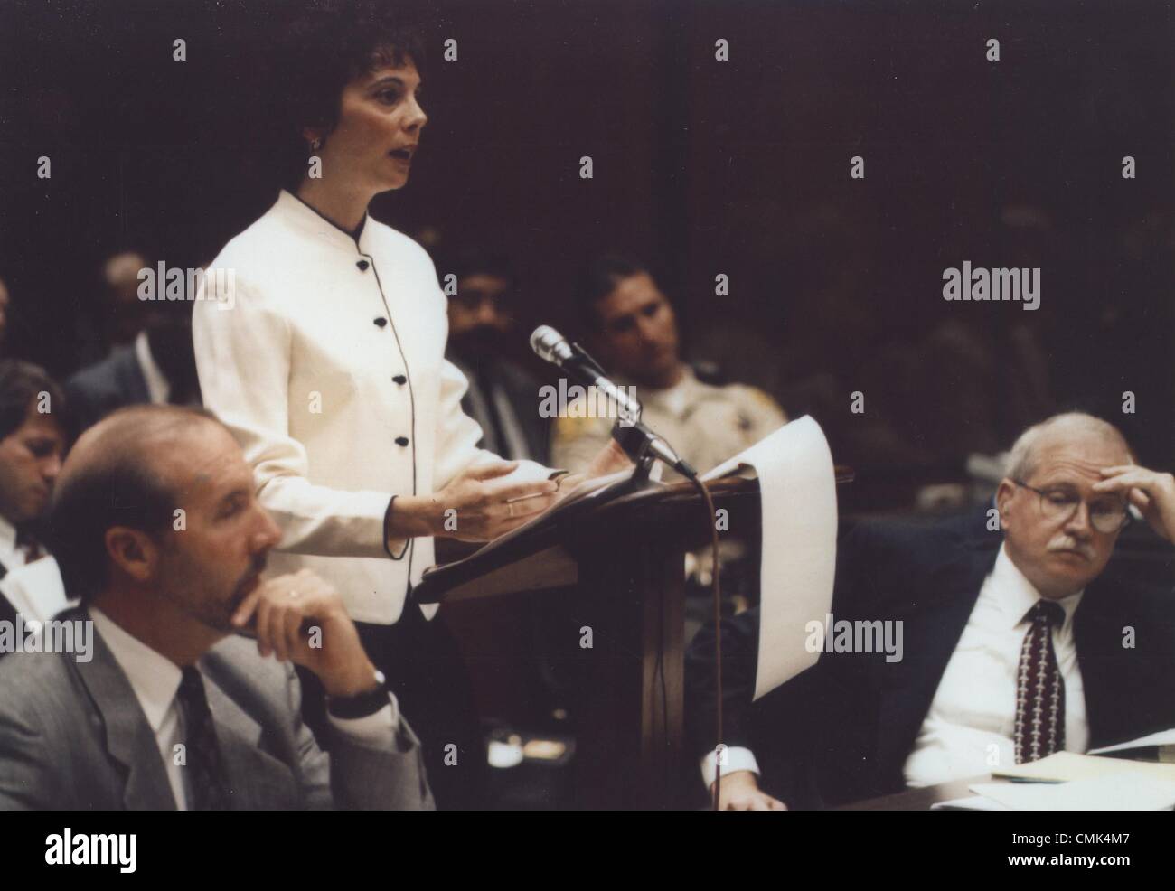 MARCIA CLARK.O.J. Simpson Trial.Supplied by Photos, inc.(Credit Image ...