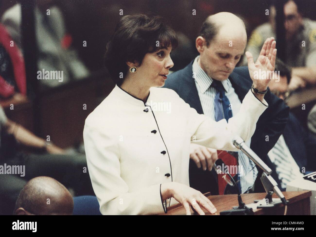 MARCIA CLARK.O.J. Simpson Trial.Supplied by Photos, inc.(Credit Image ...