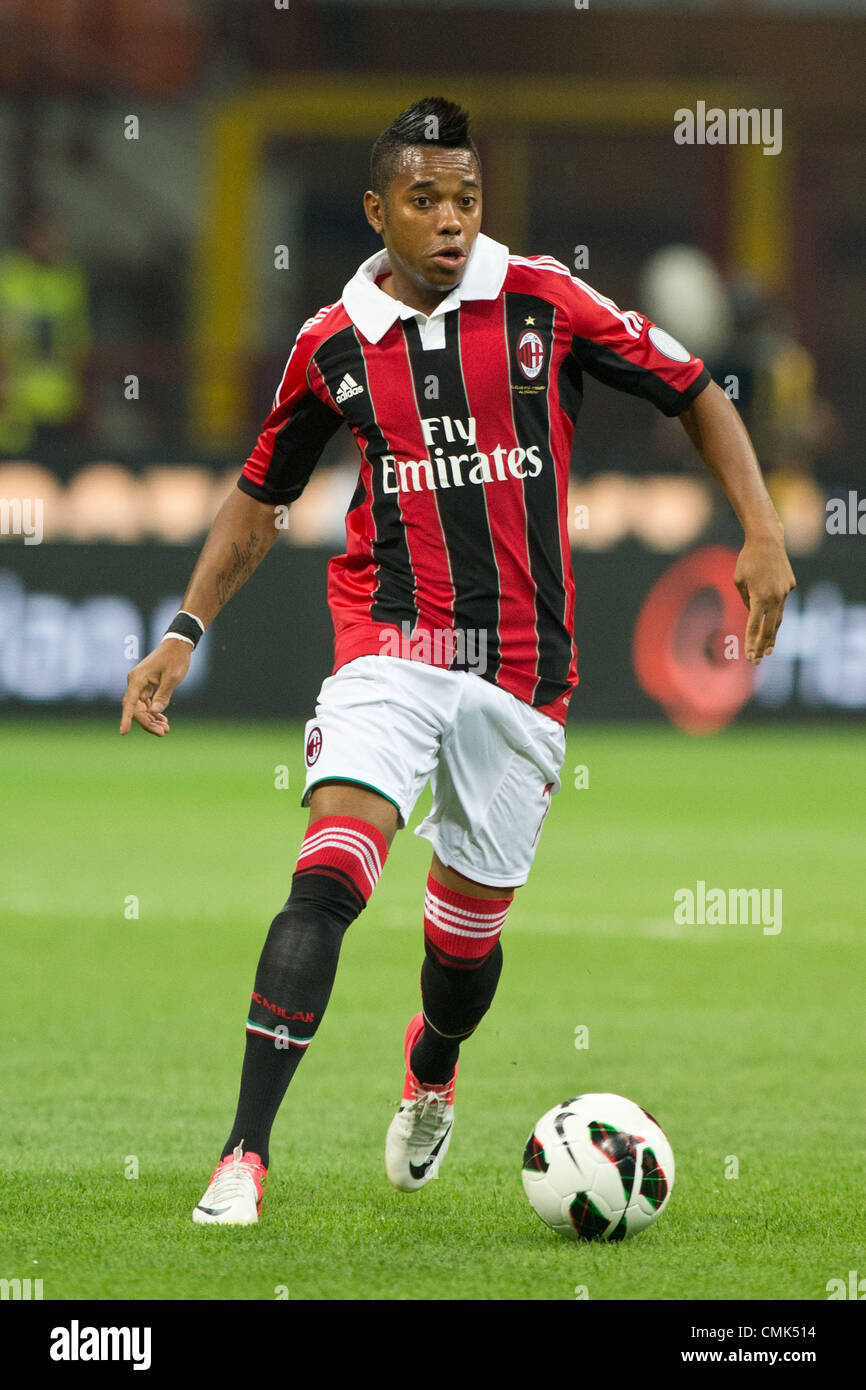 Robinho (Milan), AUGUST 19, 2012 - Football / Soccer : Luigi Berlusconi ...