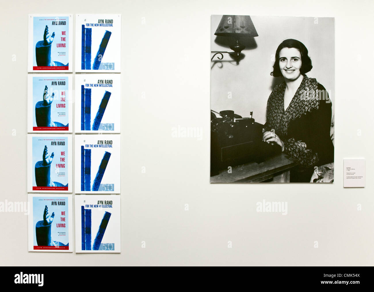 August 20, 2012 - Irvine, CA, USA - On display at the Ayn Rand ...