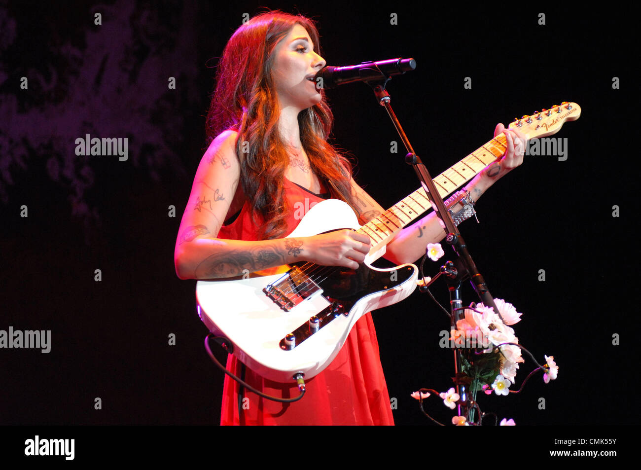 Aug. 18, 2012 - Raleigh, North Carolina, U.S. - Singer CHRISTINA PERRI ...