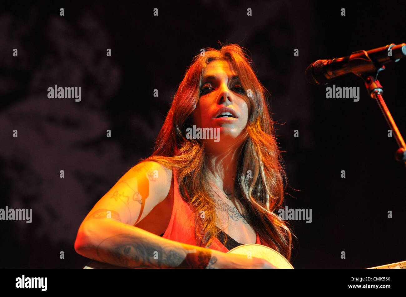 Aug. 18, 2012 - Raleigh, North Carolina, U.S. - Singer CHRISTINA PERRI ...