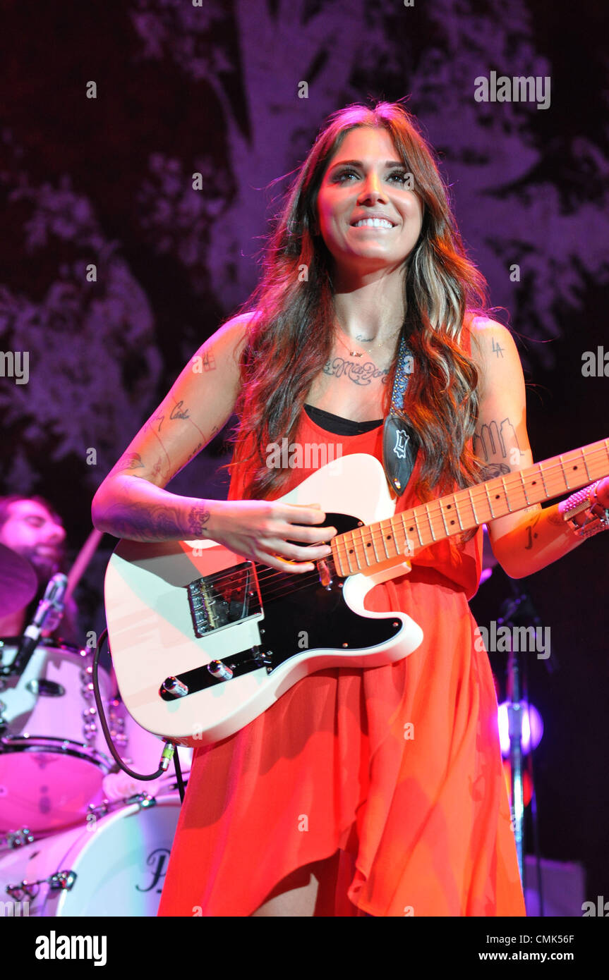 Aug. 18, 2012 - Raleigh, North Carolina, U.S. - Singer CHRISTINA PERRI ...