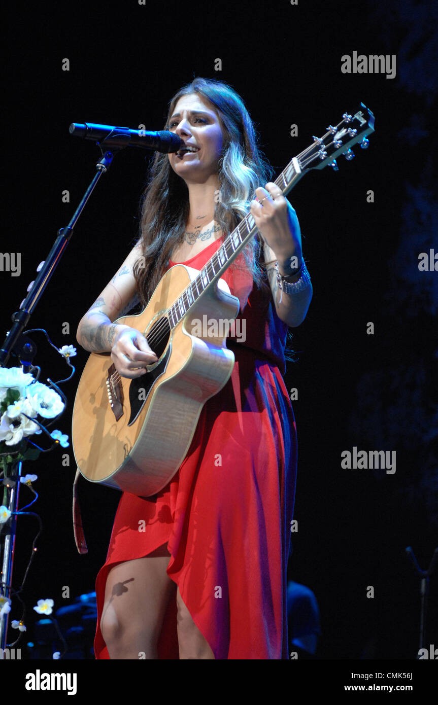 Aug. 18, 2012 - Raleigh, North Carolina, U.S. - Singer CHRISTINA PERRI ...