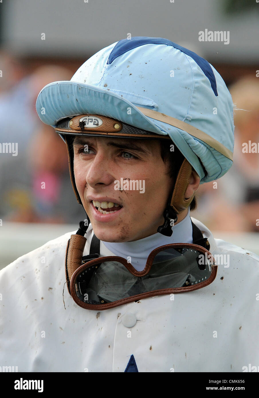 Jockey matthew lawson at ripon racecourse hi-res stock photography and ...