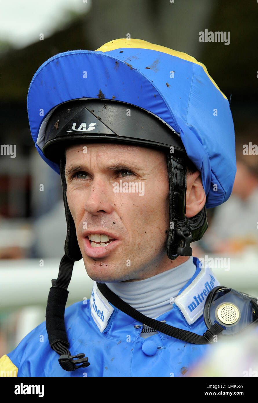 GRAHAM LEE JOCKEY RIPON RACECOURSE RION ENGLAND 18 August 2012 Stock ...