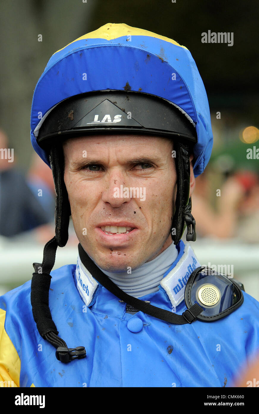 GRAHAM LEE JOCKEY RIPON RACECOURSE RION ENGLAND 18 August 2012 Stock ...