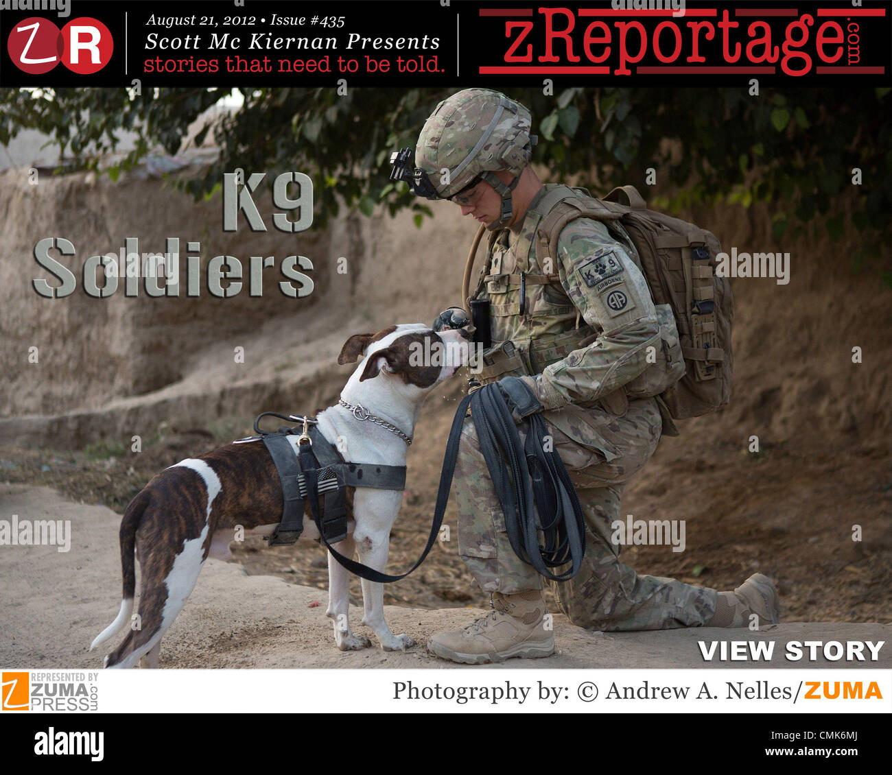 zReportage.com Story of the Week #435: K9 Soldiers - Launched August 14 ...