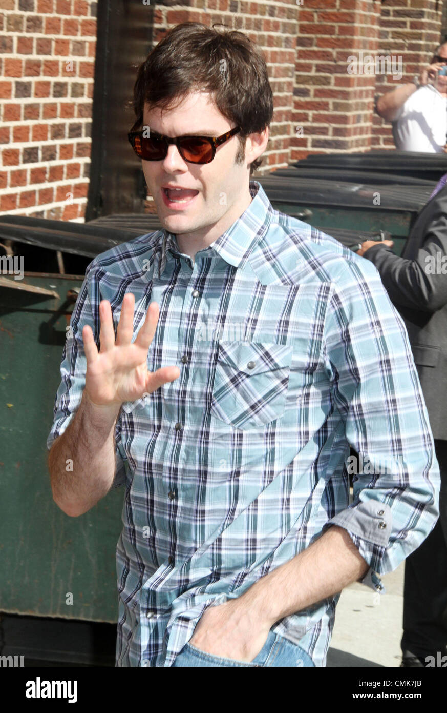 August 21, 2012. New York, U.S. Actor BILL HADER poses for photos at ...
