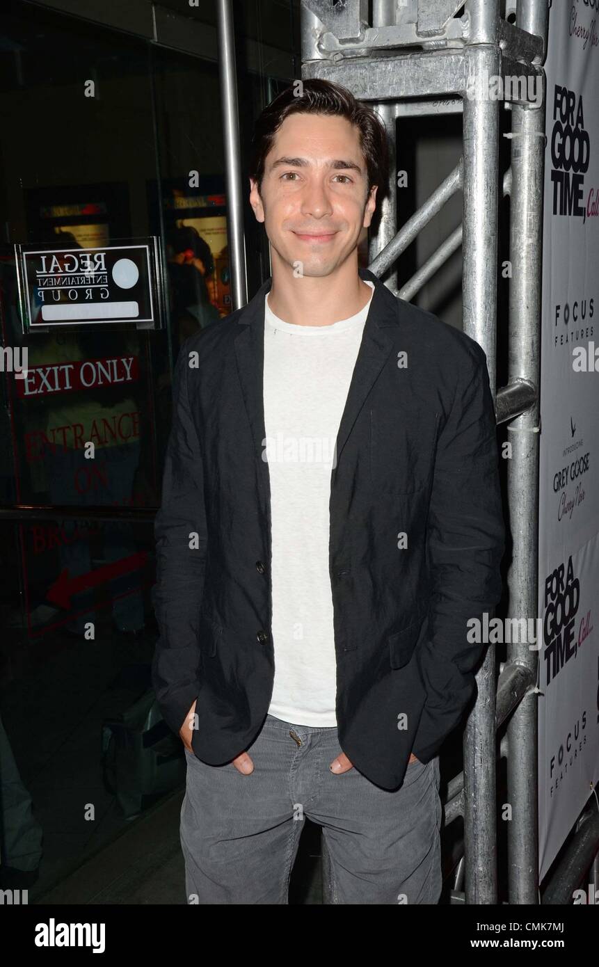 USA. Justin Long at arrivals for FOR A GOOD TIME, CALL... Premiere ...