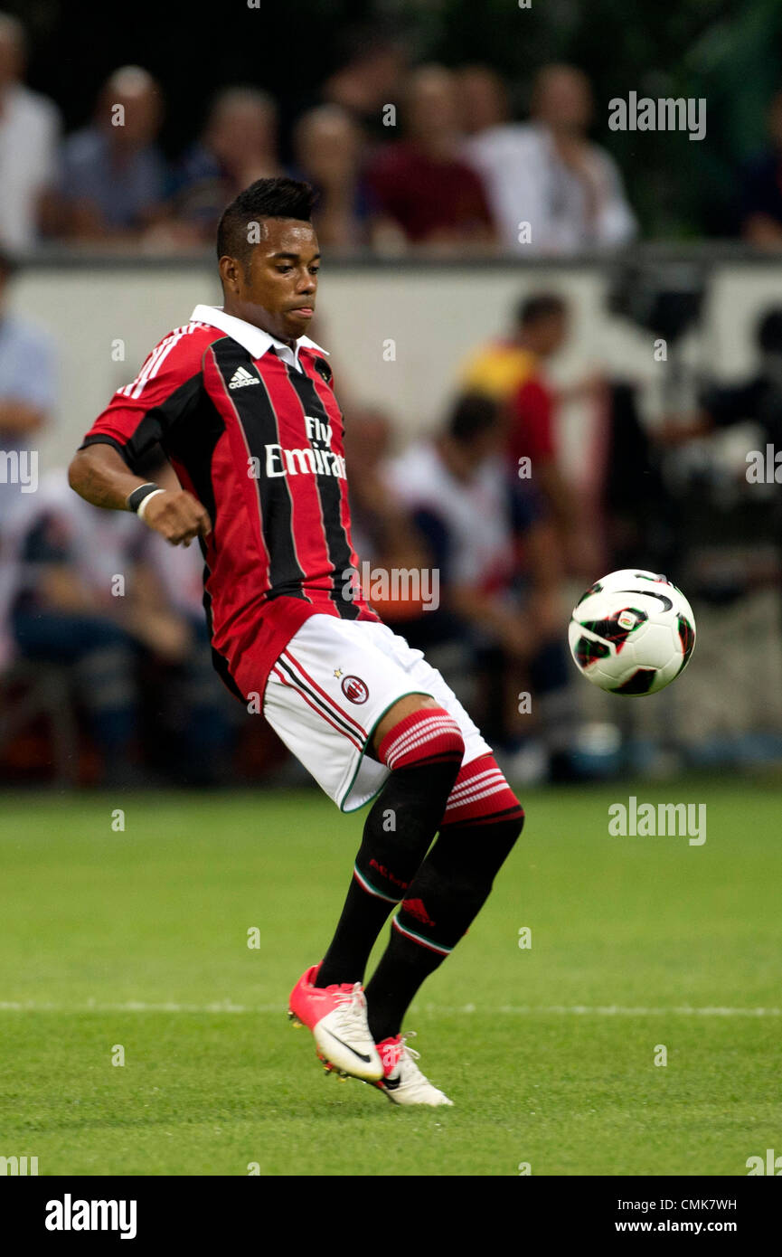 Robinho (Milan), AUGUST 19, 2012 - Football / Soccer : Luigi Berlusconi ...