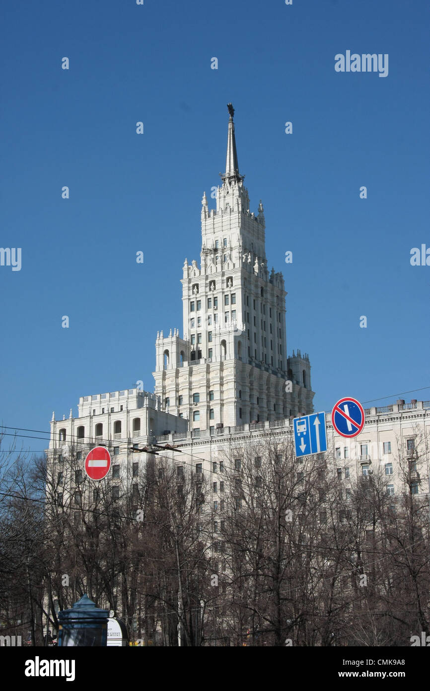 April 10, 2009 - Moscow, Russia - Stalinist architecture (Stalin's ...