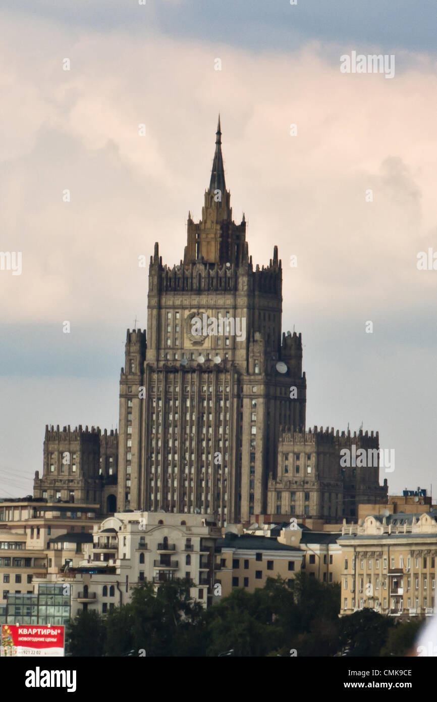 Aug. 12, 2012 - Moscow, Russia - Stalinist architecture (Stalin's ...