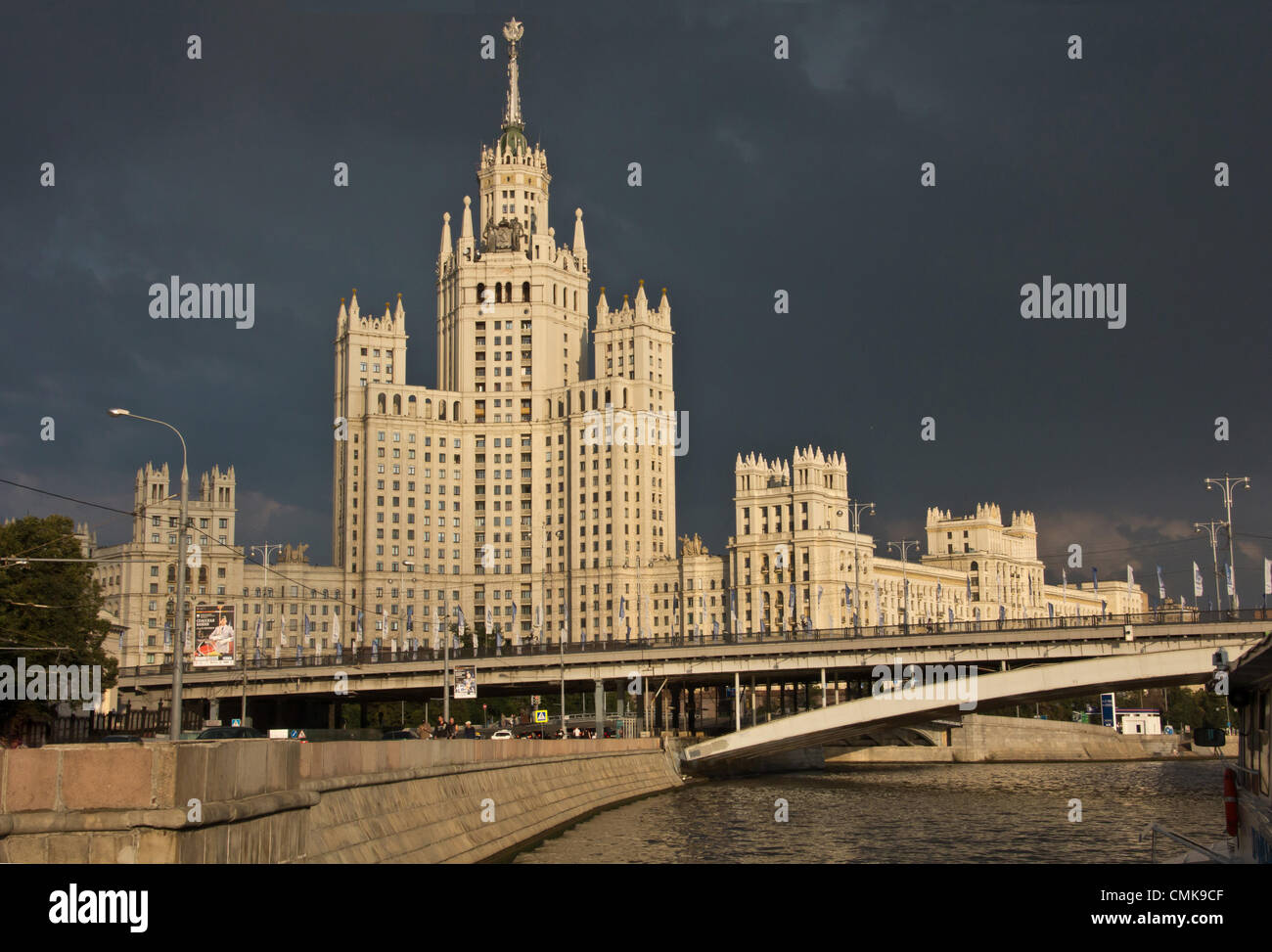 Aug. 12, 2012 - Moscow, Russia - Stalinist architecture (Stalin's ...