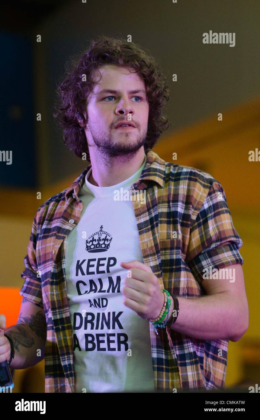 Jay McGuiness on stage for Live From T5 - The Wanted in Concert, JFK ...