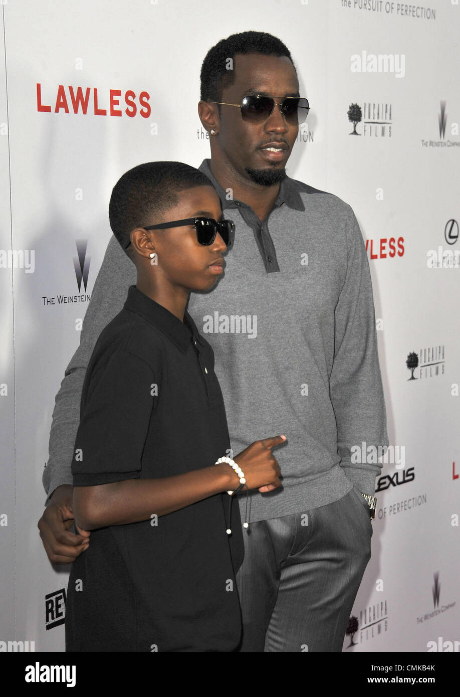 Aug. 22, 2012 - Los Angeles, California, U.S. - Sean Combs, Son ...