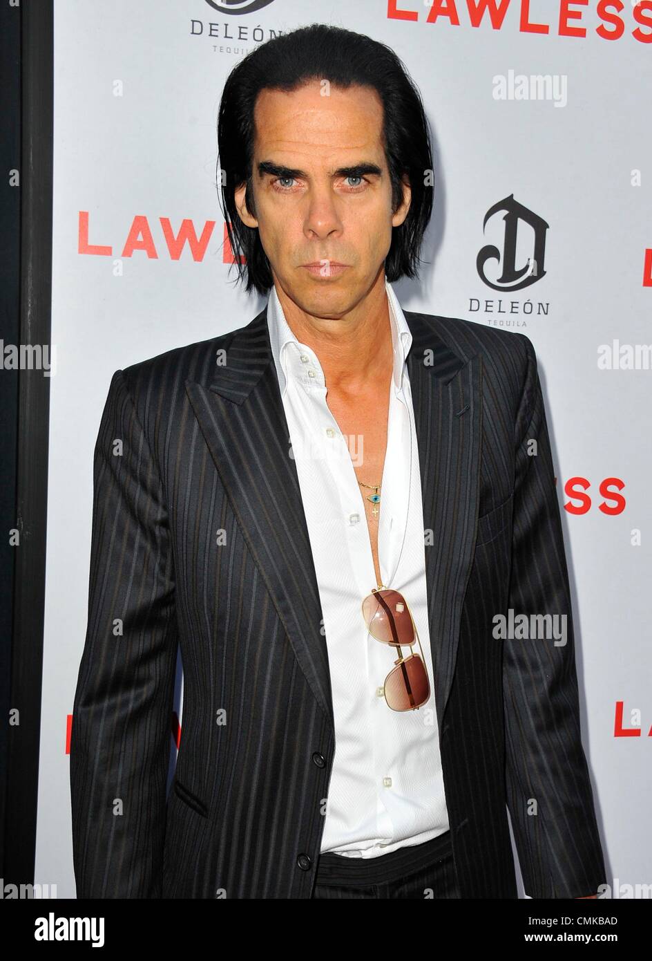 USA. Nick Cave at arrivals for LAWLESS Premiere, The ArcLight Cinemas ...