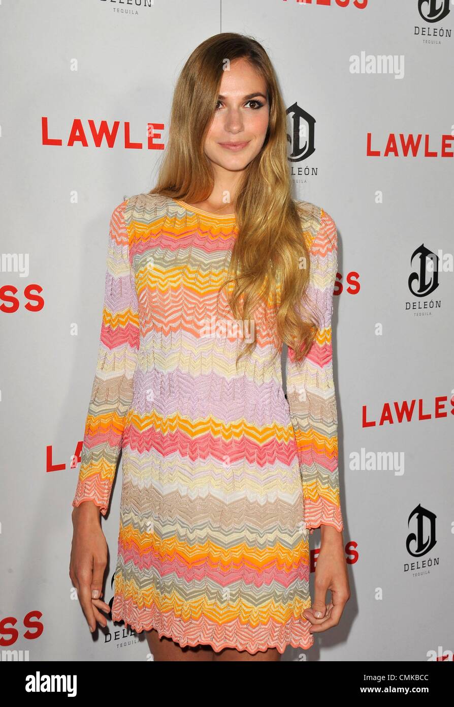 USA. Jennifer Missoni at arrivals for LAWLESS Premiere, The ArcLight ...