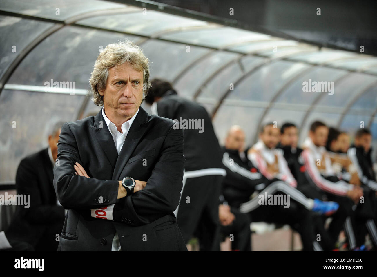 Portuguese soccer team Sport Lisboa e Benfica coach Jorge Jesus Stock ...