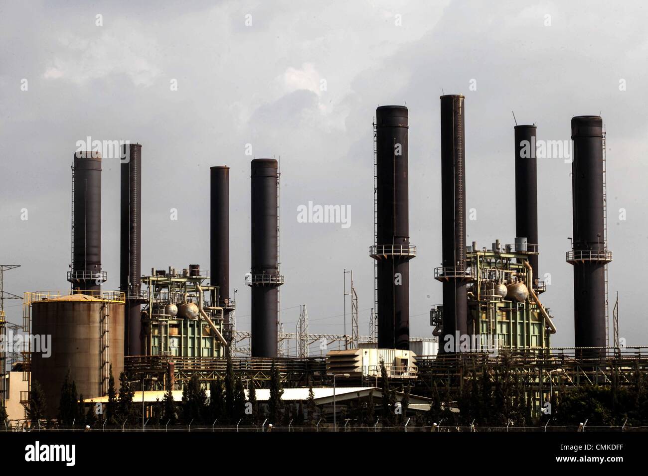 Nov. 2, 2013 - Gaza, Palestinian territories - Power station in Gaza ...