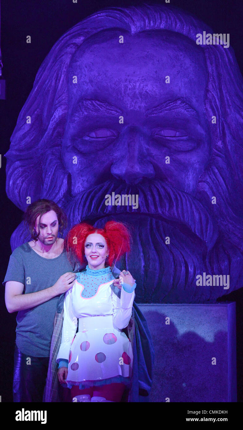 Plauen, Germany. 01st Nov, 2013. Actors Daniel Tille as Marc Sandman ...