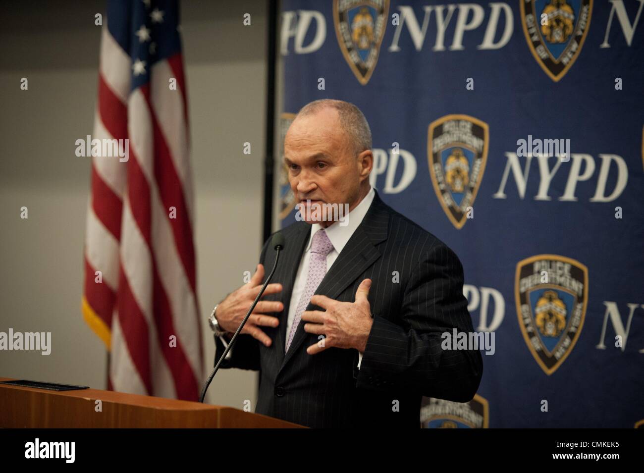 Manhattan, New York, USA. 1st Nov, 2013. Police Commissioner Raymond W ...