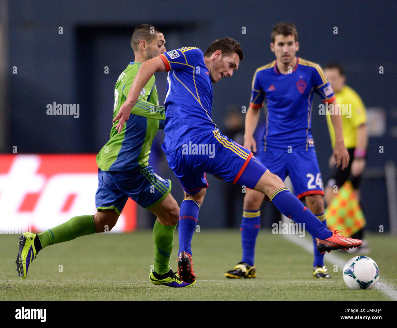 October 30, 2013. Seattle Sounders FC forward Clint Dempsey #2 and ...