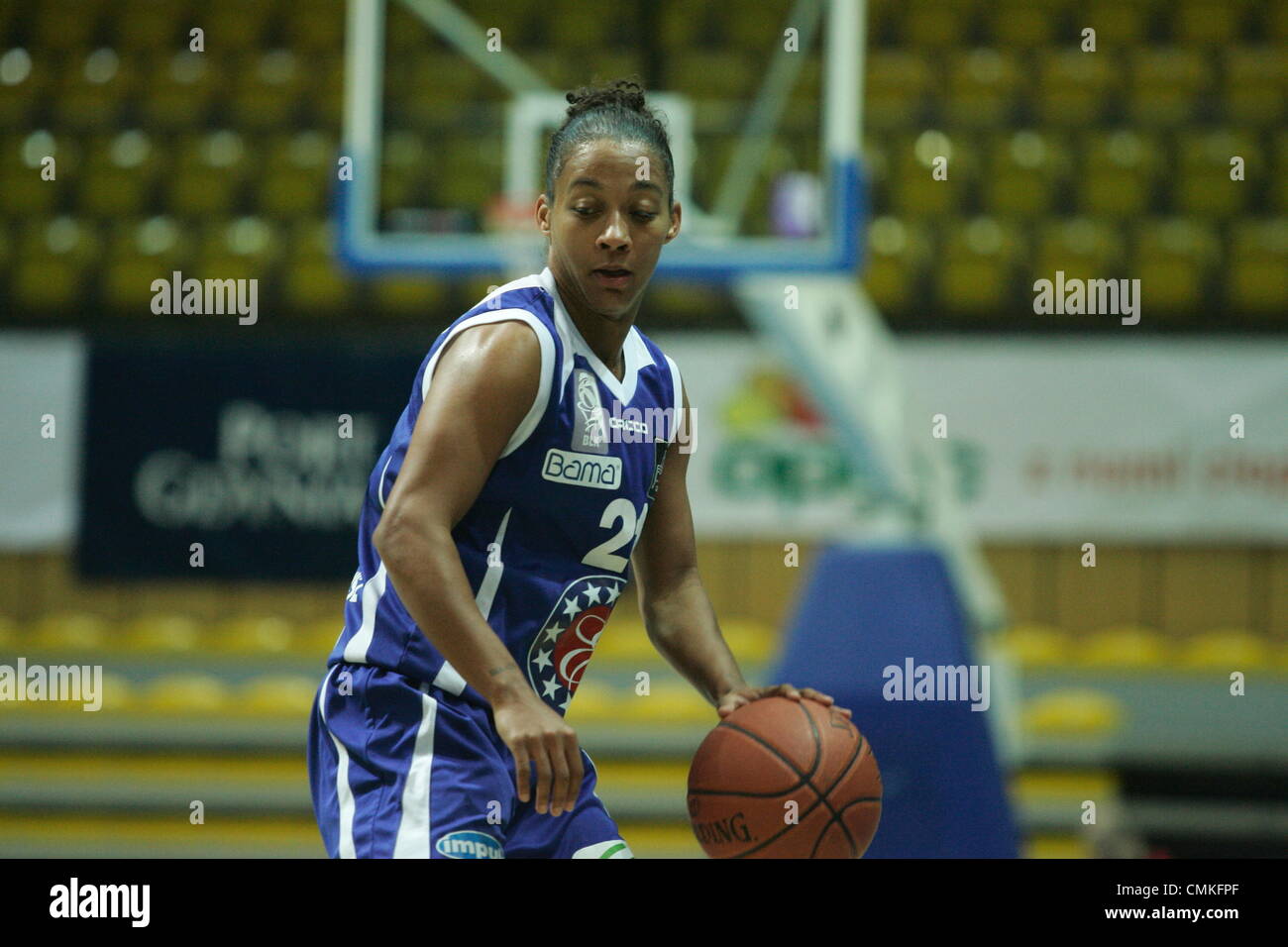 Gdynia, Poland 2nd, November 2013 Polish Woman Basket Extraleague (BLK ...