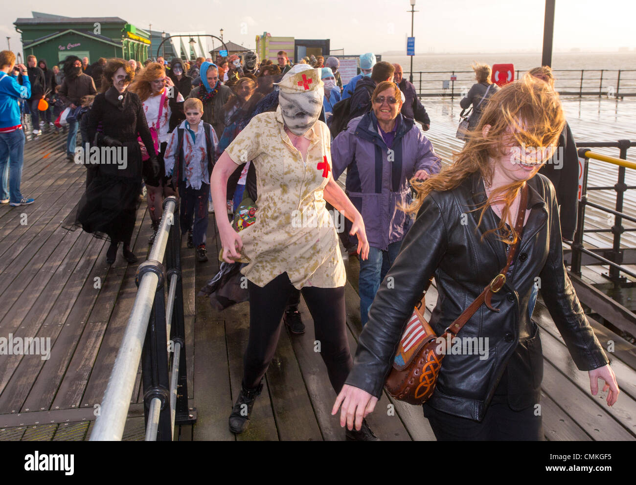 Southend on sea, UK. 2nd November 2013. Zombies. Southend-on-Sea ...