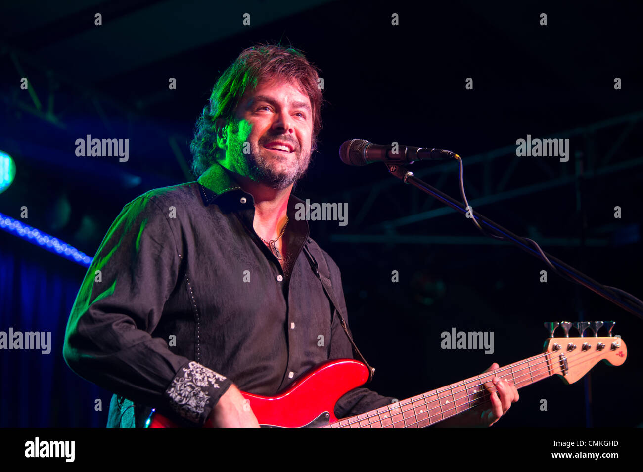 Lincoln, California, USA. 1st November 2013. November 1: Larry Antonino of rock band Pablo ...