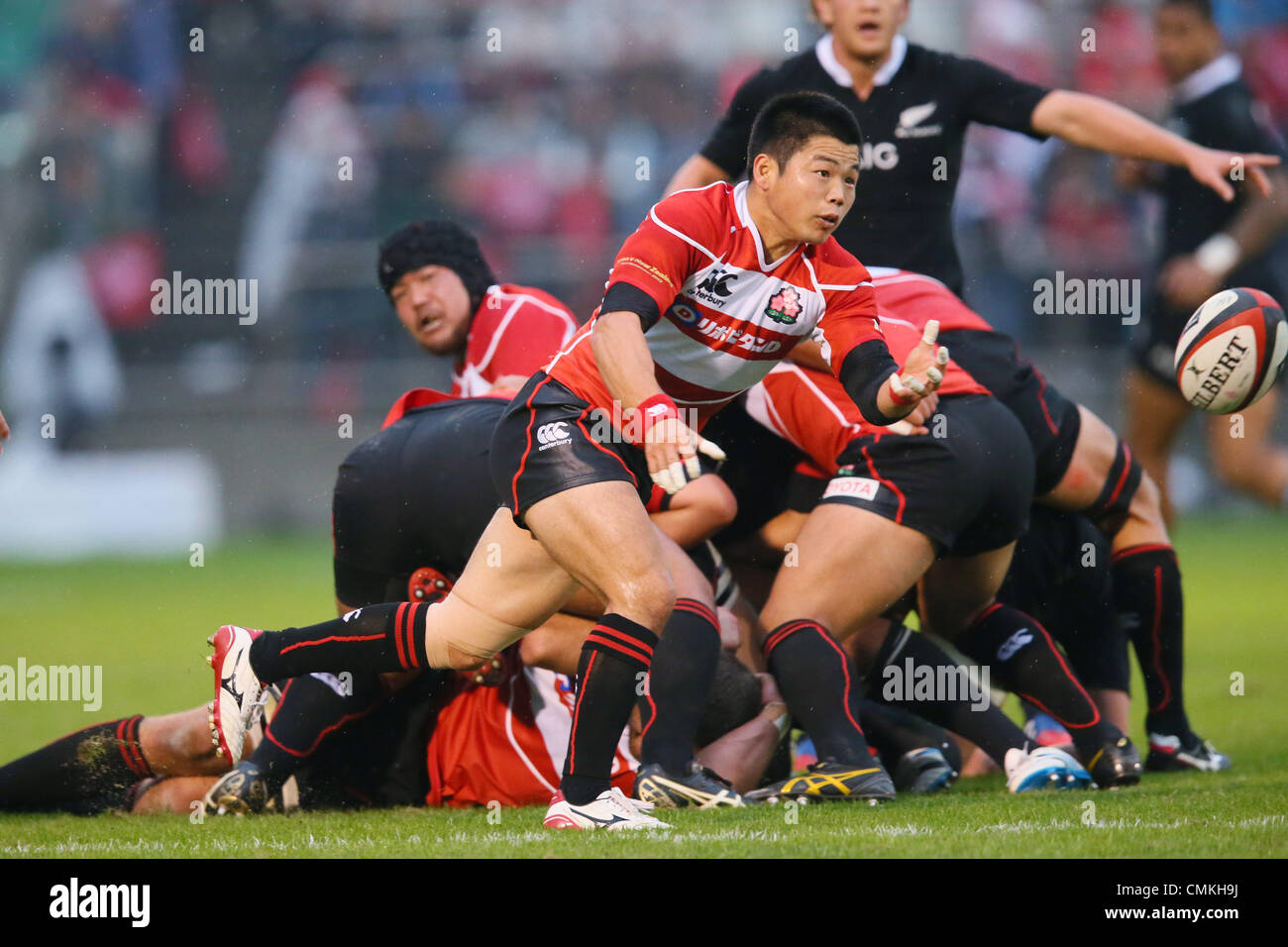 Tokyo, Japan. 2nd Nov, 2013. Fumiaki Tanaka (JPN) Rugby : Rugby test ...