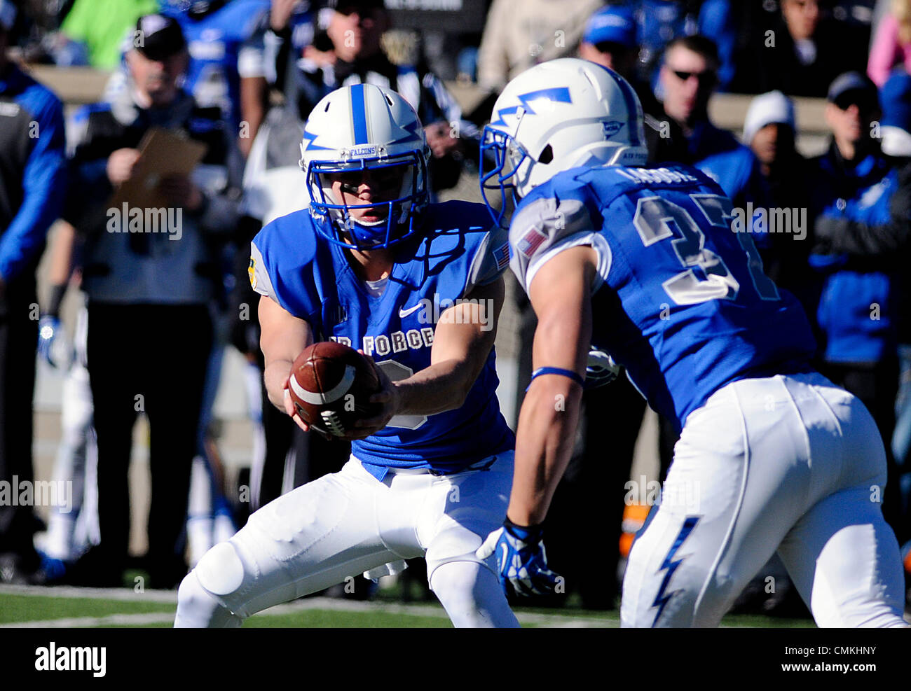 Colorado Springs, Colorado, USA. 2nd Nov, 2013. Air Force quarterback ...