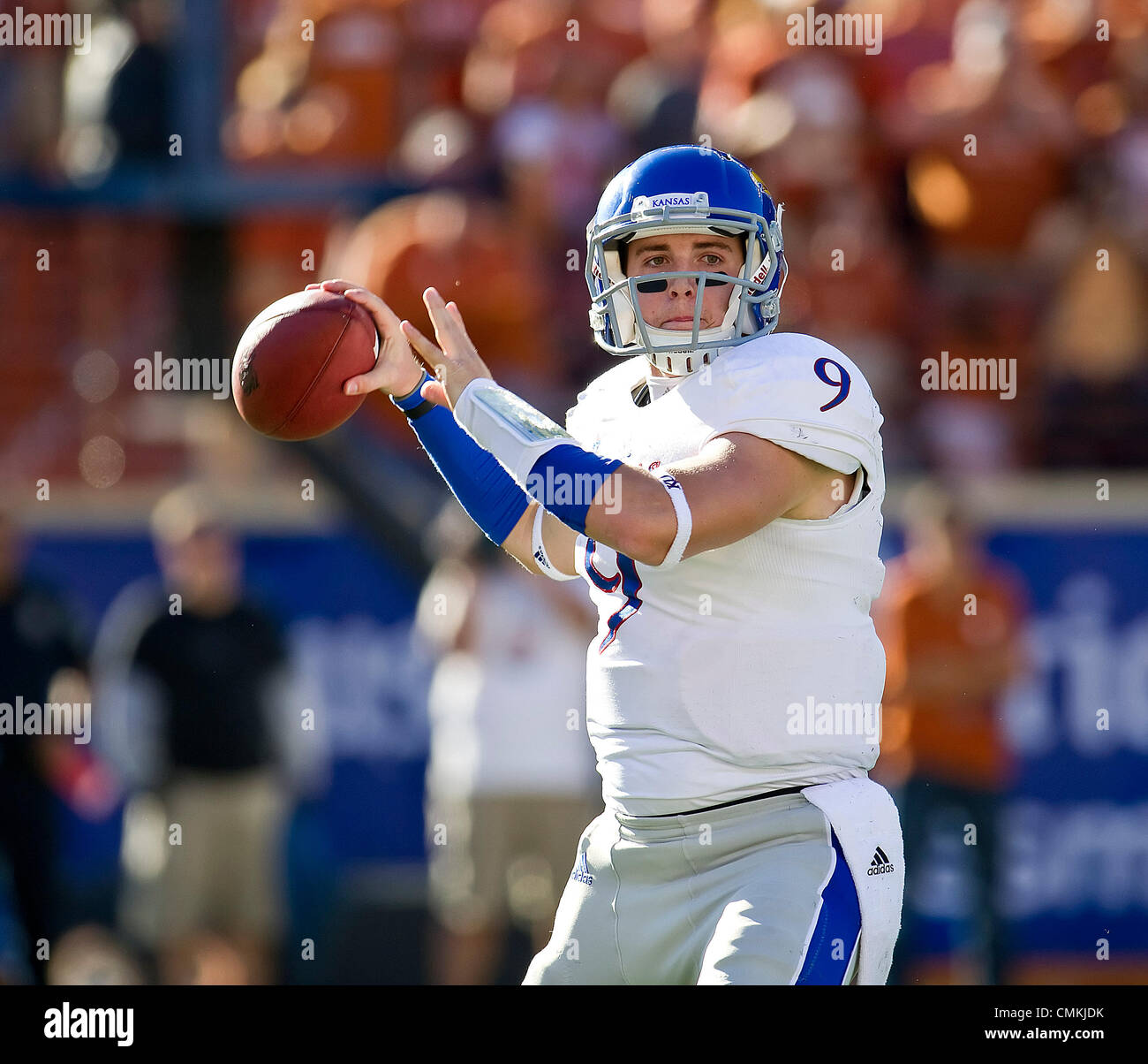 Austin, Texas, USA. 2nd Nov, 2013. November 02, 2013: Kansas Jayhawks ...