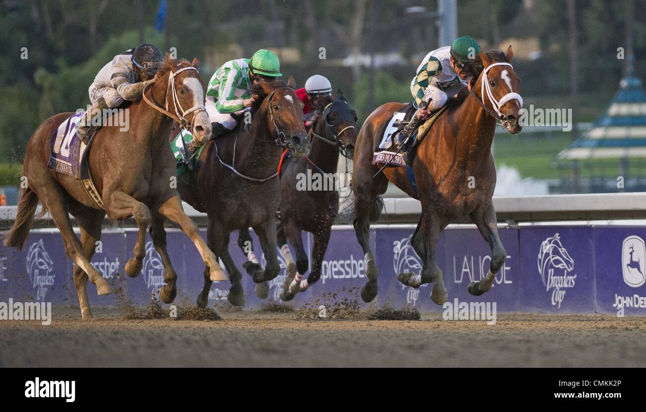 Arcadia, California, USA. 2nd Nov, 2013. Mucho Macho Man (6, 2ns from ...