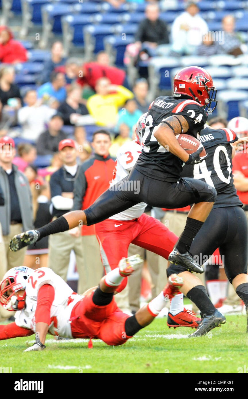 San Diego, CA, USA. 2nd Nov, 2013. San Diego State Aztecs wide receiver ...