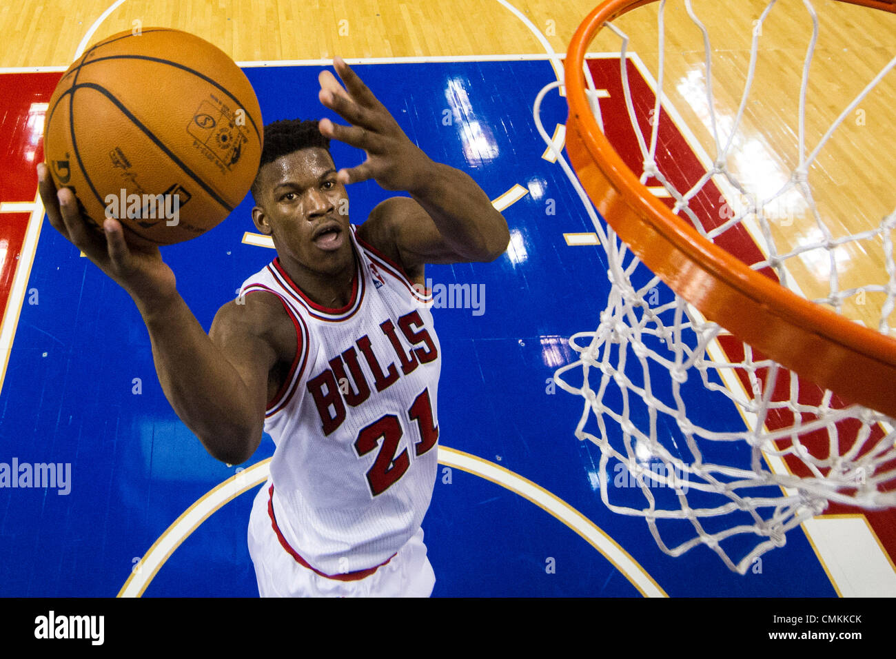 Philadelphia, Pennsylvania, USA. 2nd Nov, 2013. Chicago Bulls shooting ...