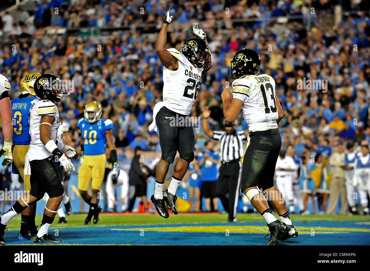Pasadena, CA, USA. 2nd Nov, 2013. Colorado Buffaloes running back Tony ...